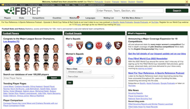 サッカーファン必見！試合日程・データ収集・情報確認に役立つサイトまとめ【保存版】 | アドフット｜サッカーをもっと楽しむための付加価値創造メディア
